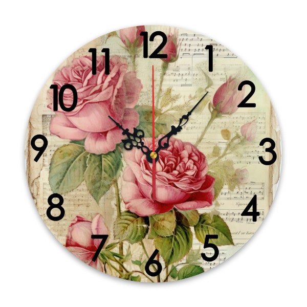 Clock Wall Decal - Etsy