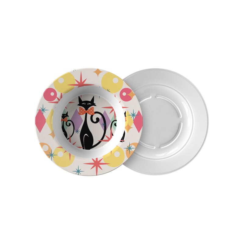 Red Atomic Bowl - Etsy