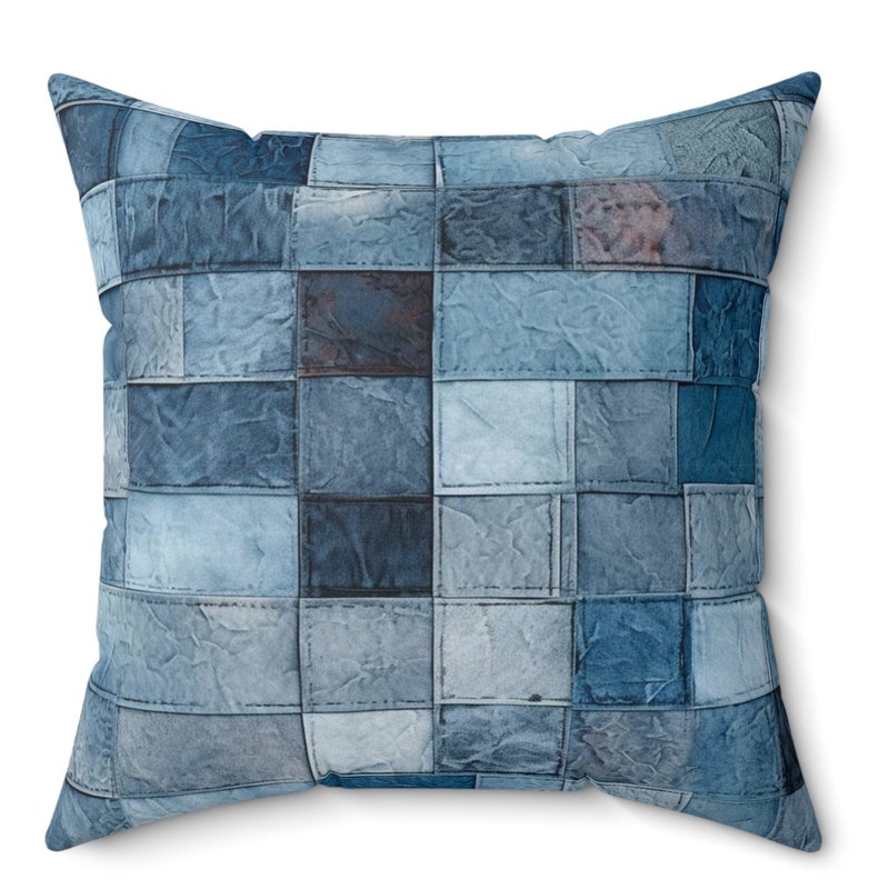 Denim Pillow - Etsy