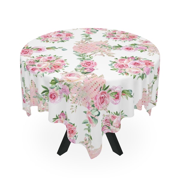 Pink Tablecloth - Etsy