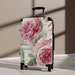 Vintage Rose Shabby Chic Style Suitcase on Wheels Travel - Etsy