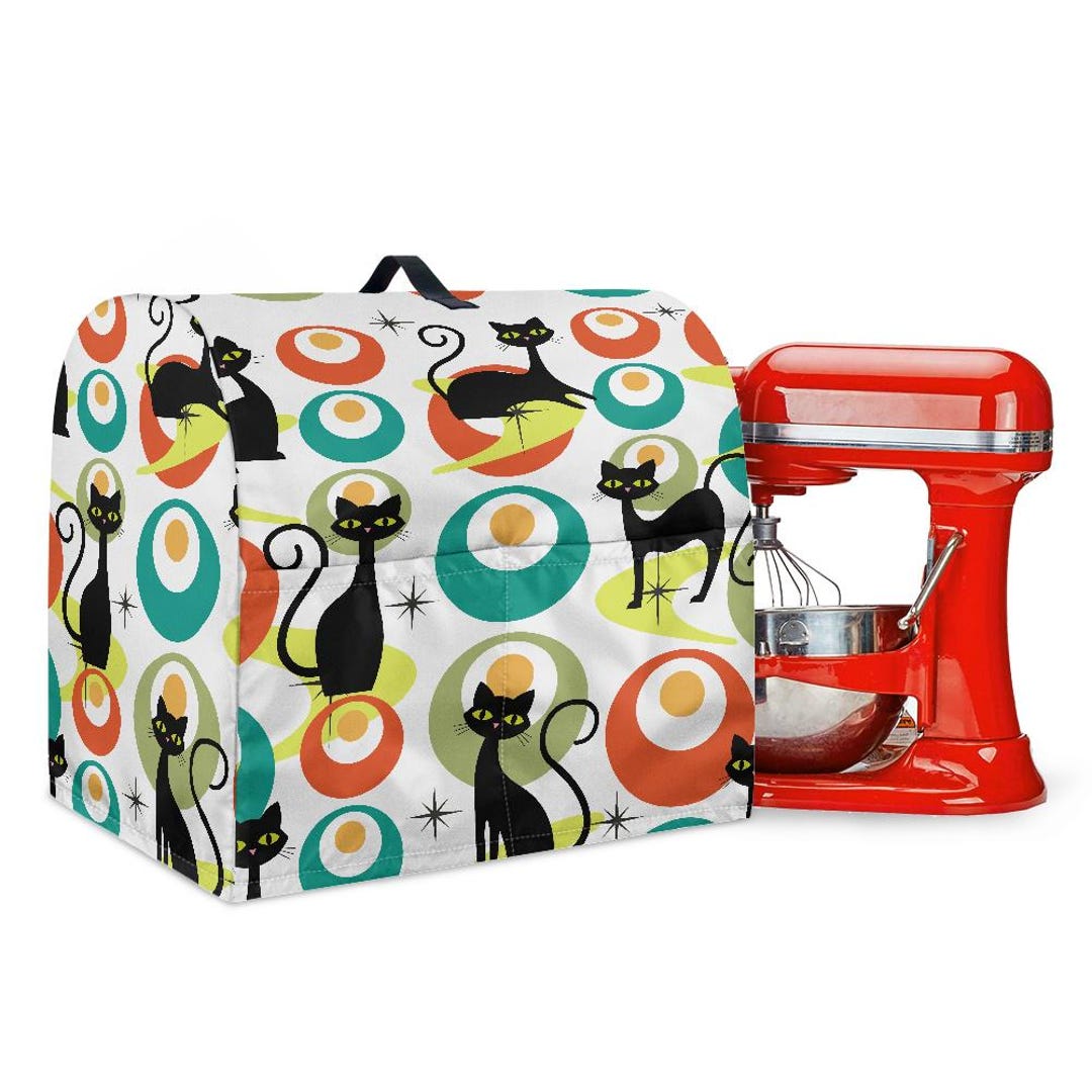 Atomic Cat Mixer Cover: MCM Kitchen Appliance Dust Protector - Etsy