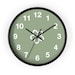Green With Flower Wall Clock, Kitchen Clock, Living Room Clock ...