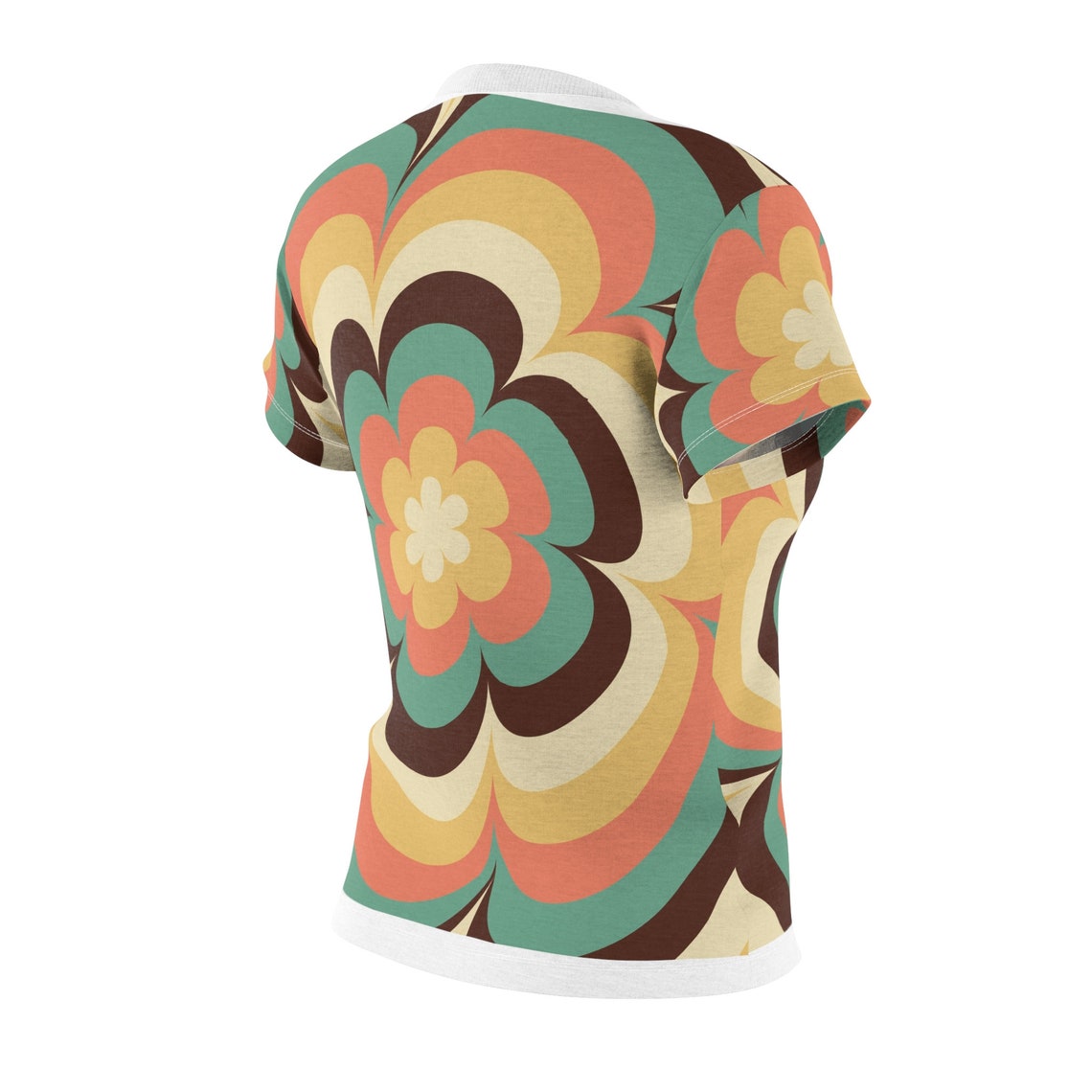 Groovy Retro Flower Power Shirt 60s 70s Inspired Design Womens Fashion ...