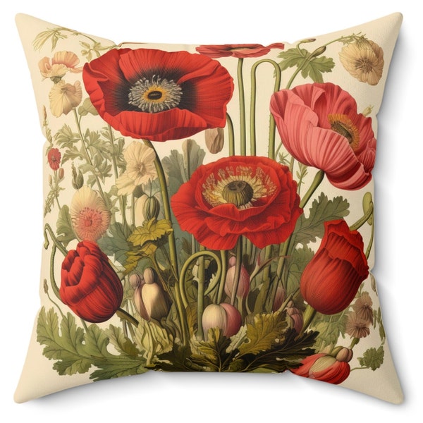 Poppy Pillows - Etsy
