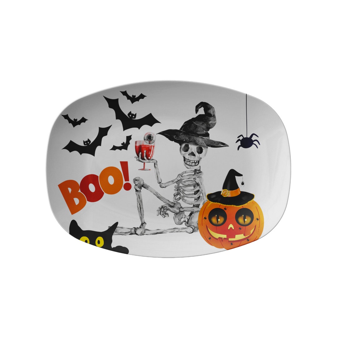 Halloween Platter, Party Platter, Serving Dish, Appestizer Plate - Etsy
