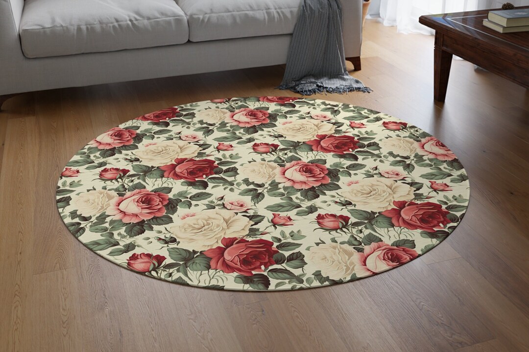 Vintage Style Floral, Home Decor, Roses Design, Farmhouse Cottage ...