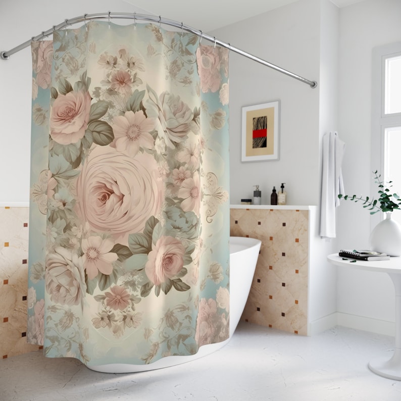 Vintage Style Shower Curtains