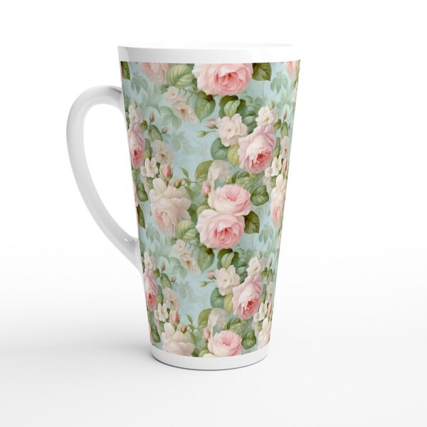 Shabby Chic Mug - Etsy