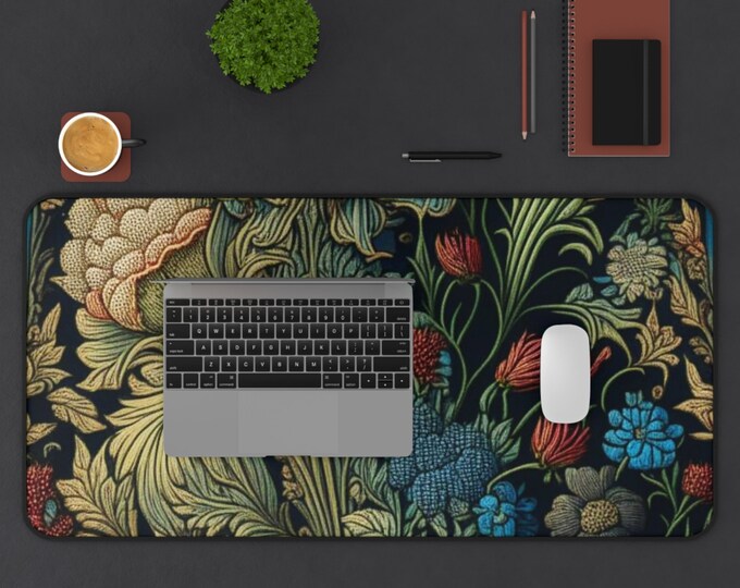 Dalmatian Print Desk Mat, Aesthetic Desk Accessory, Cute Workspace ...