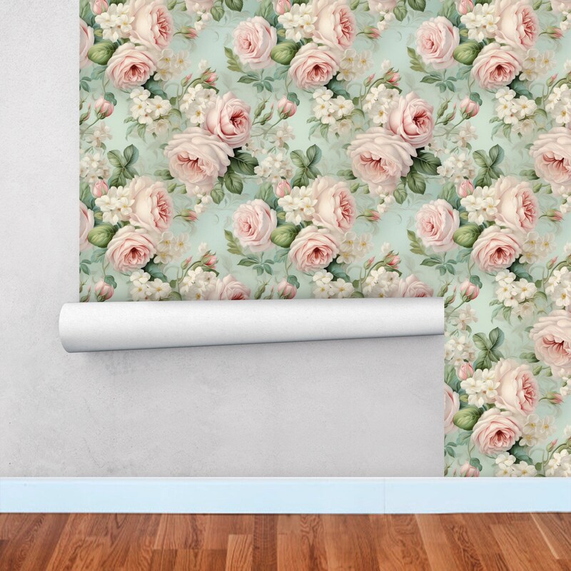 Rose Wallpaper - Etsy