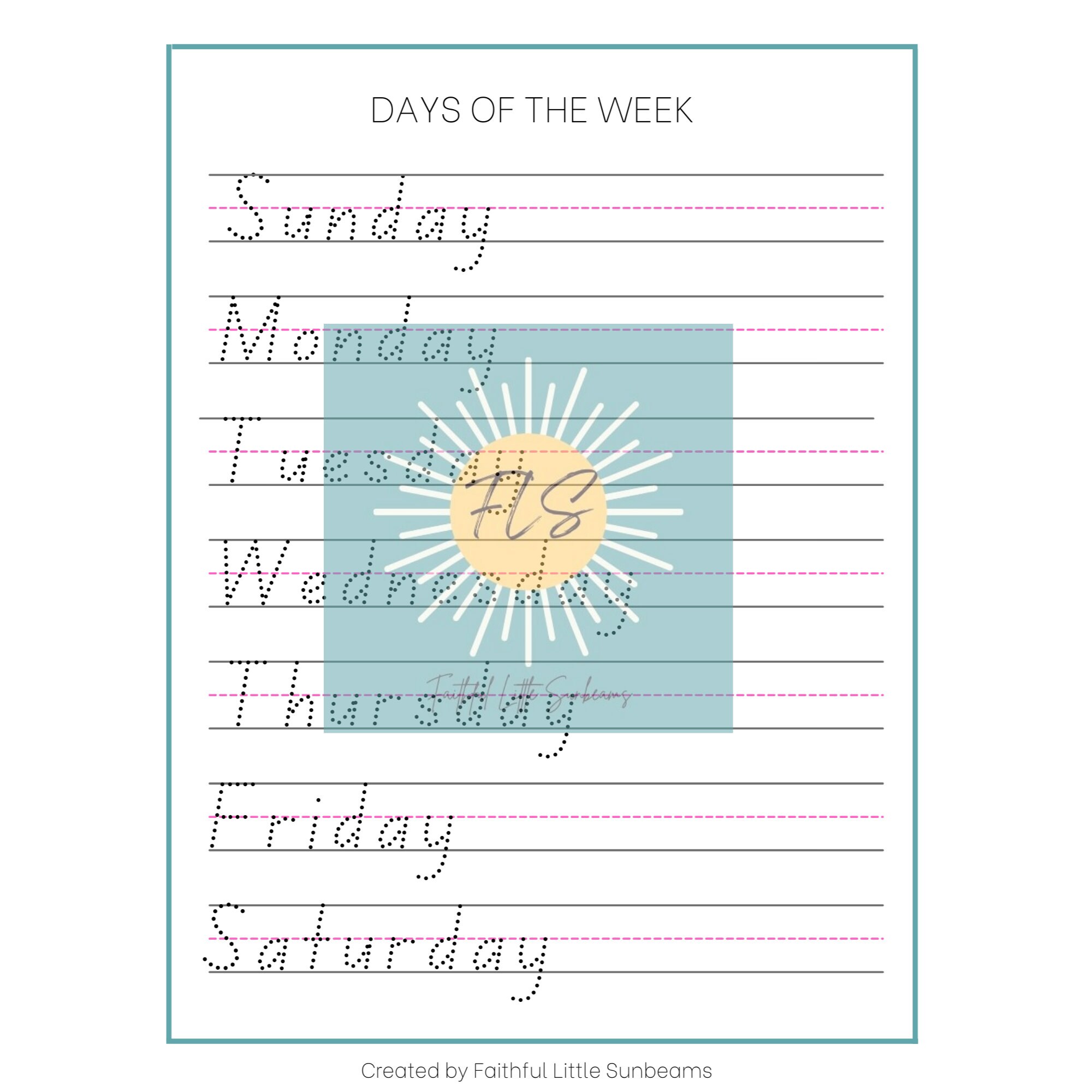 Days of the Week and Months of the Year, Months of the Year Practice ...