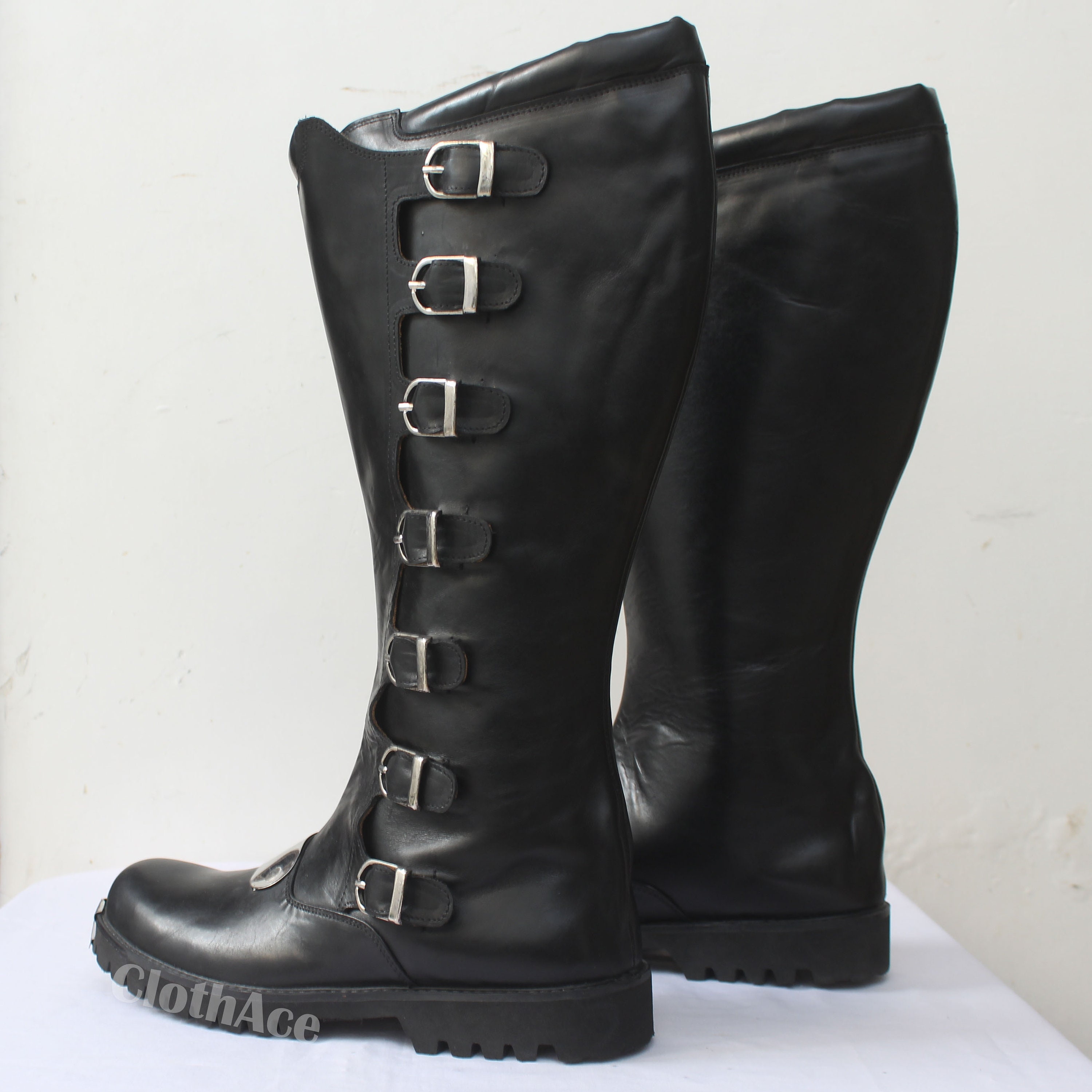 Real Leather Battlestar Galactica Long Boots - Etsy