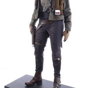 Rogue One A Star Wars Story Jyn Erso Cosplay Grey Jacket Vest Trouser ...