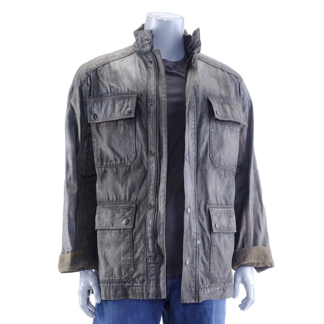 Terminator Dark Fate T-800 Cosplay Denim Jacket Handmade - Etsy