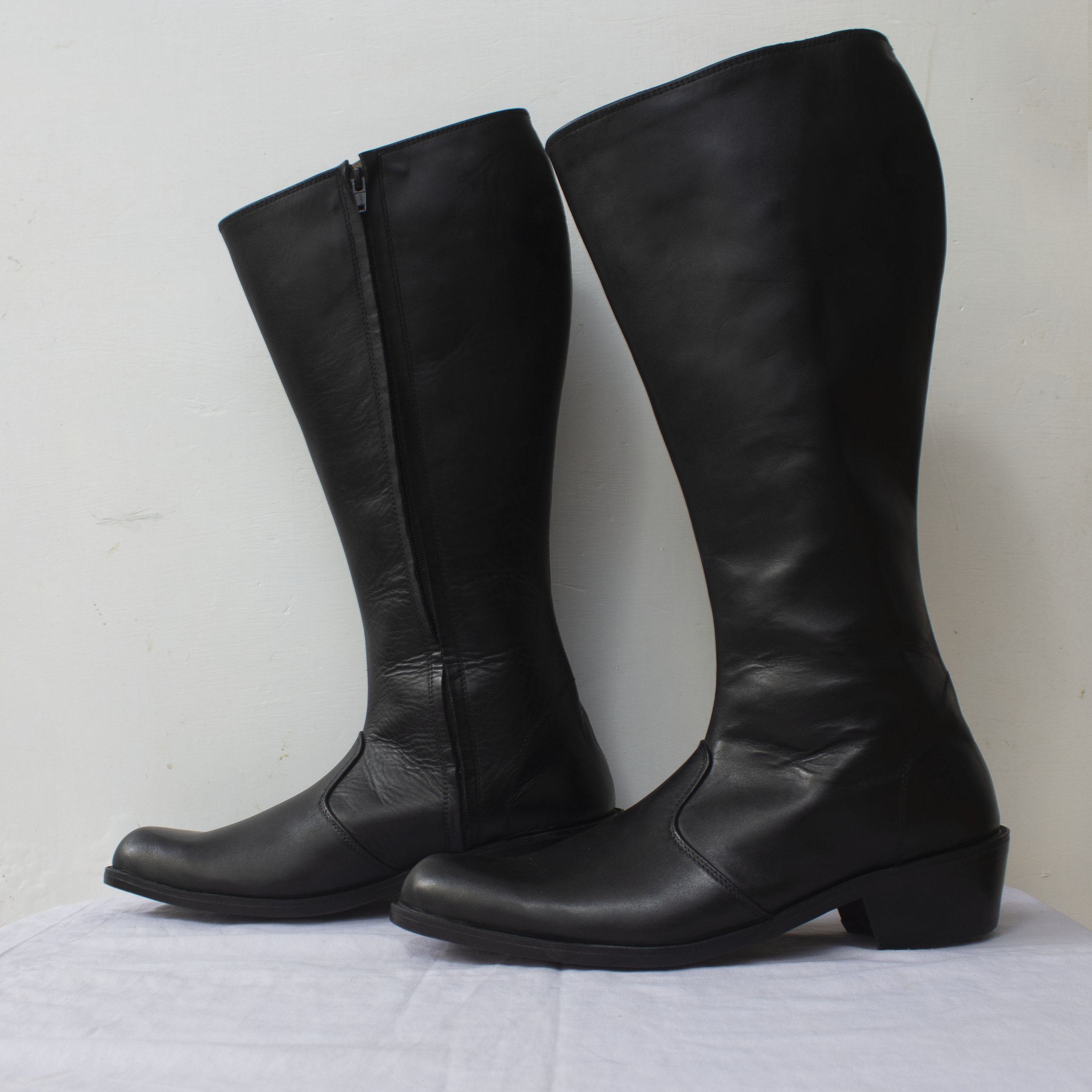 Real Leather Long Boots Star Handmade - Etsy