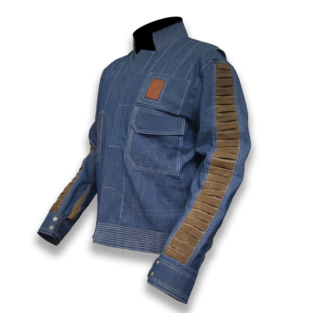 Rogue One Story Jyn Erso Jacket in Blue Denim Cosplay Handmade - Etsy