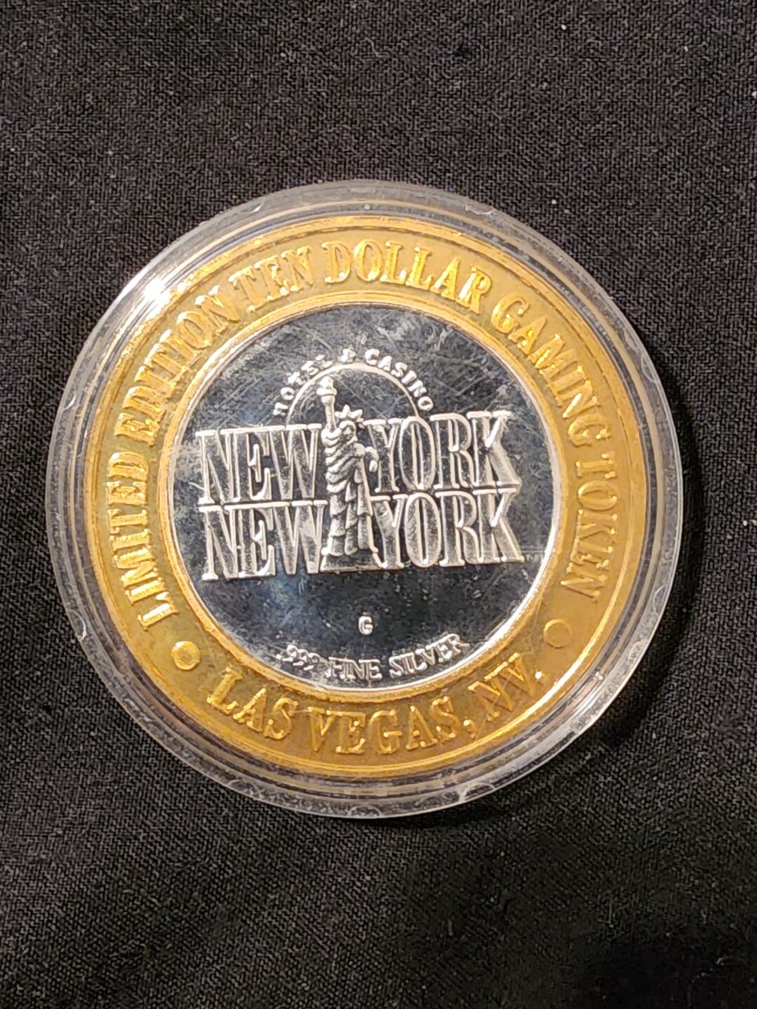 New York, New York. 999 Silver Casino Token - Etsy
