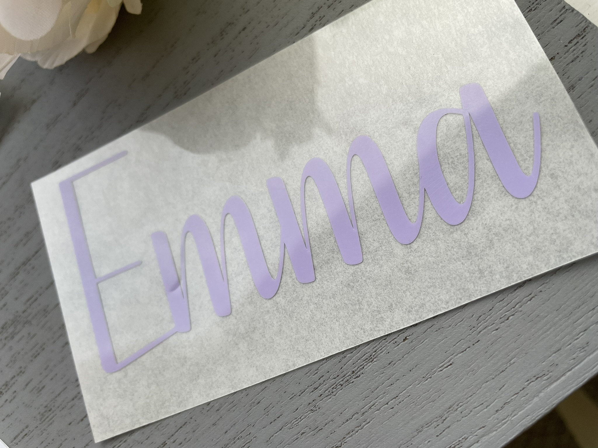 Personalised Iron on Vinyl Names - Etsy UK