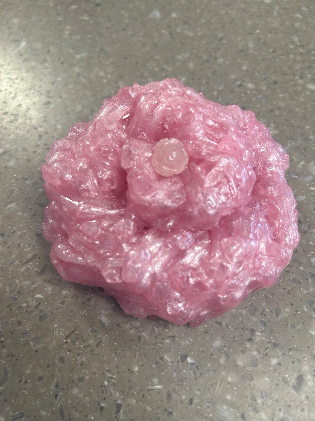 Rose Quartz - Metallic Lava Rock Slime - Etsy