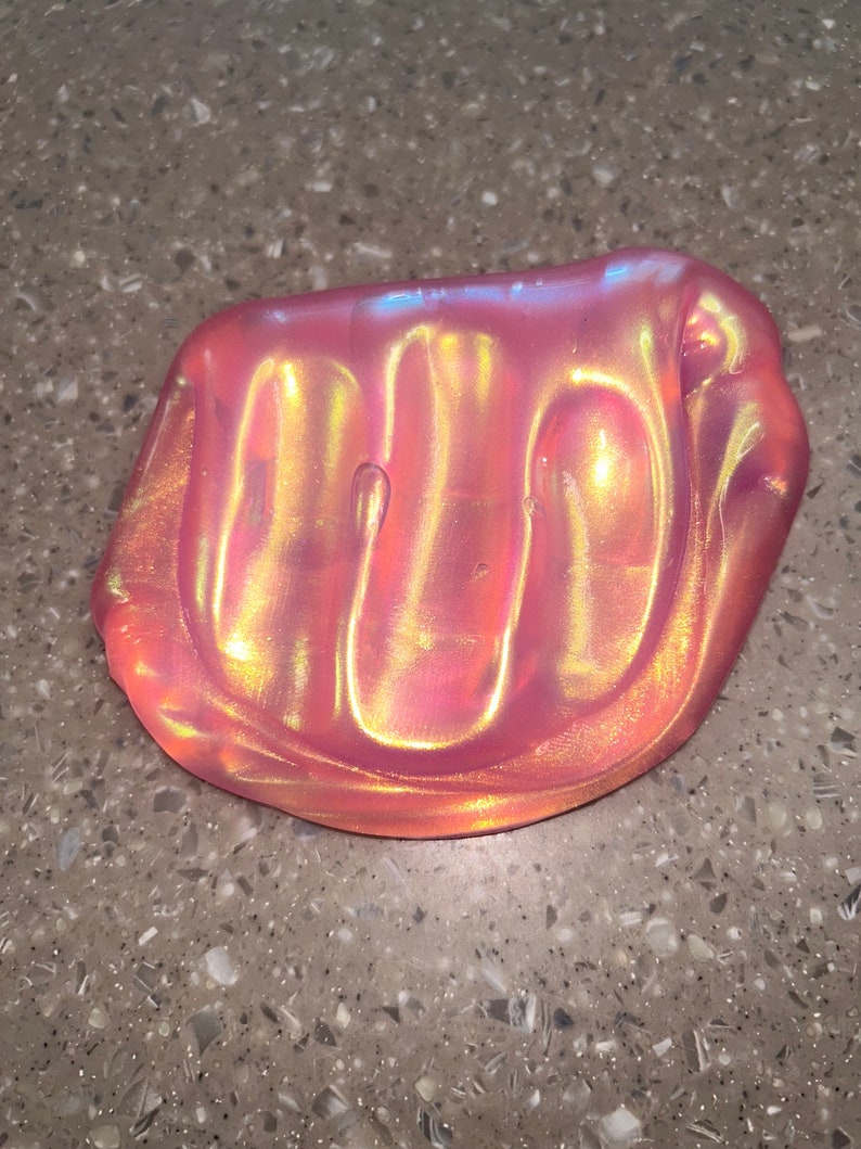 Rose Gold - Pink and Gold Color Shifting Scented Slime - Etsy