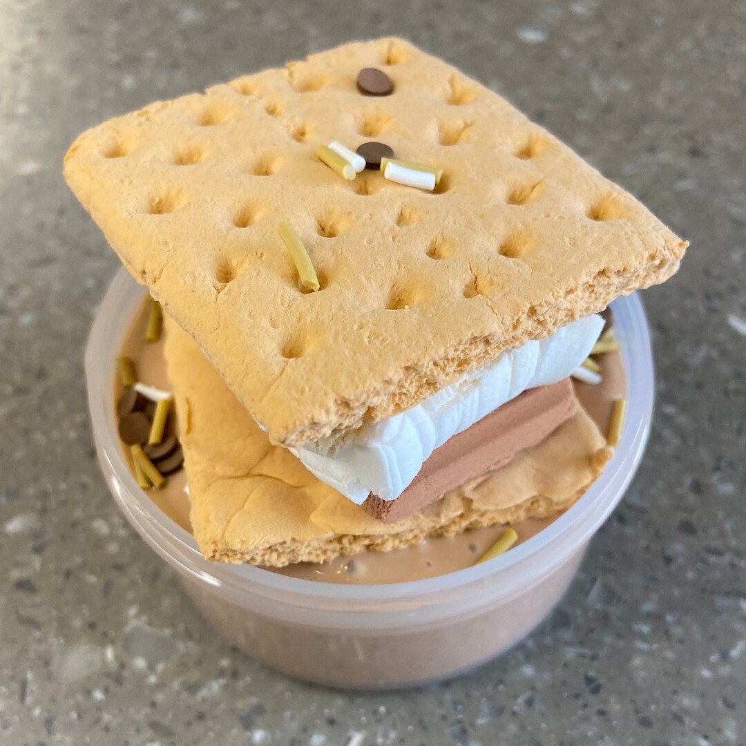 Summer S'mores Scented DIY Clay Slime - Etsy