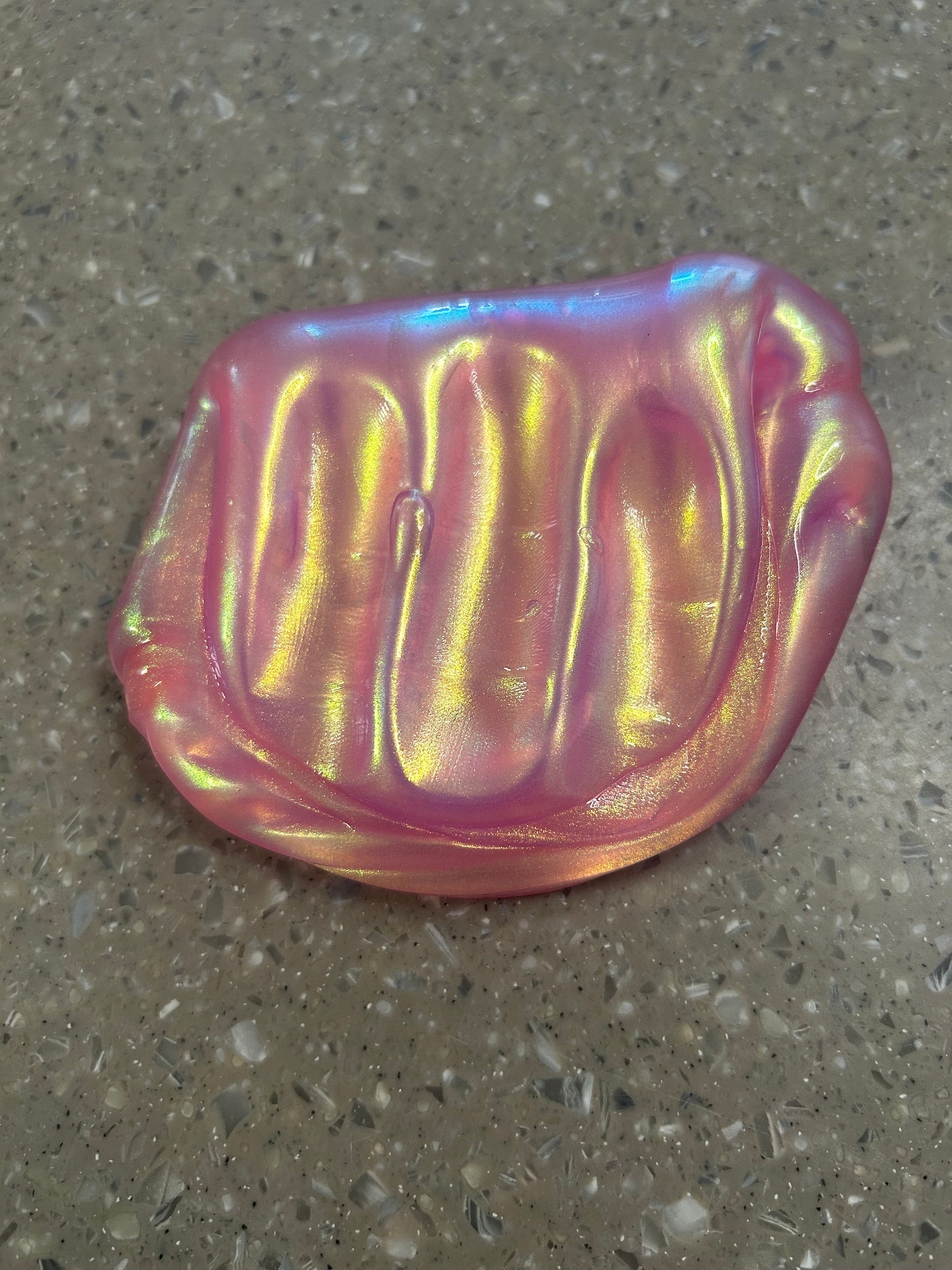 Rose Gold - Pink and Gold Color Shifting Scented Slime - Etsy