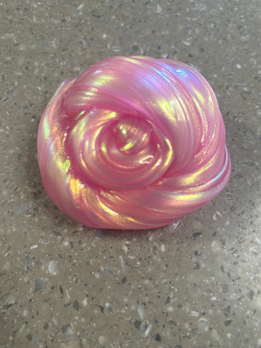 Rose Gold - Pink and Gold Color Shifting Scented Slime - Etsy