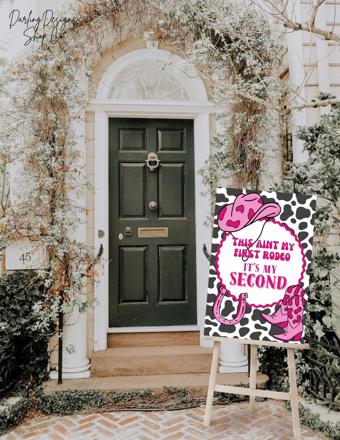 SECOND RODEO Birthday Sign Template, This is My Second Rodeo Birthday ...