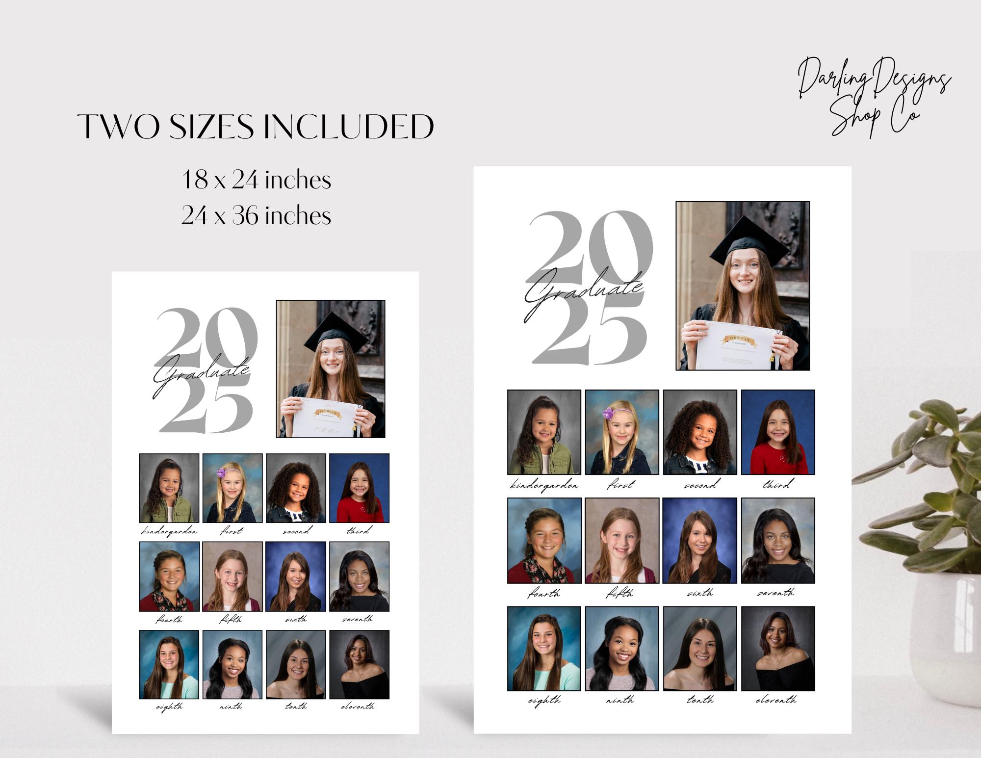 PHOTOS GRADUATION PARTY Graduation Photos Poster Template, 13 School ...
