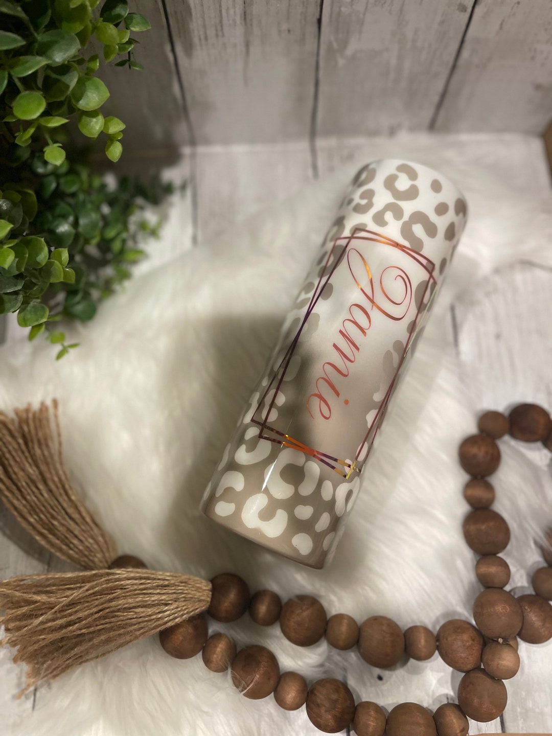 Reverse Ombré Leopard Tumbler - Etsy