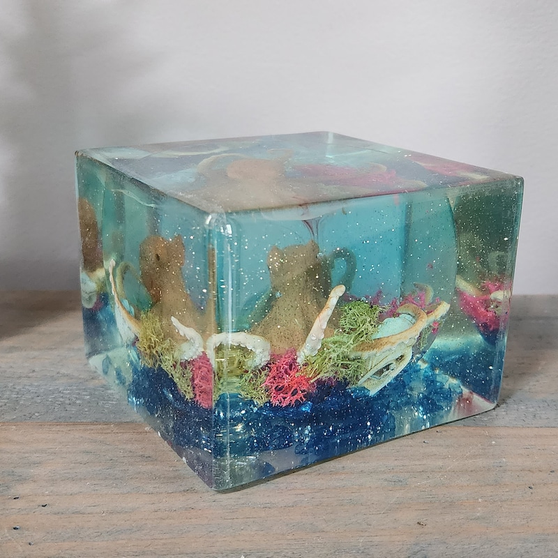 Resin Cube - Etsy