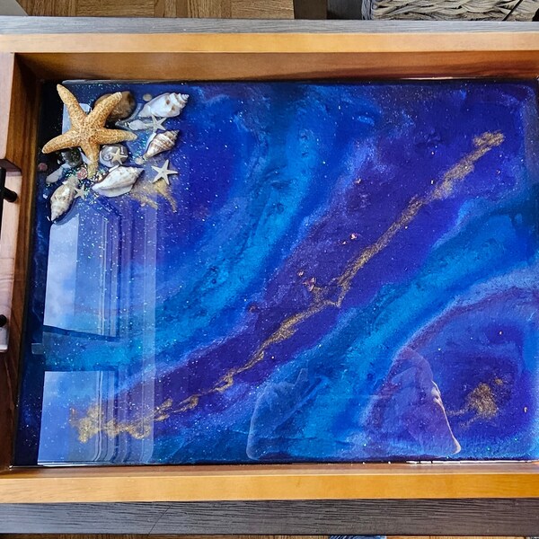 Resin Serving Tray - Etsy