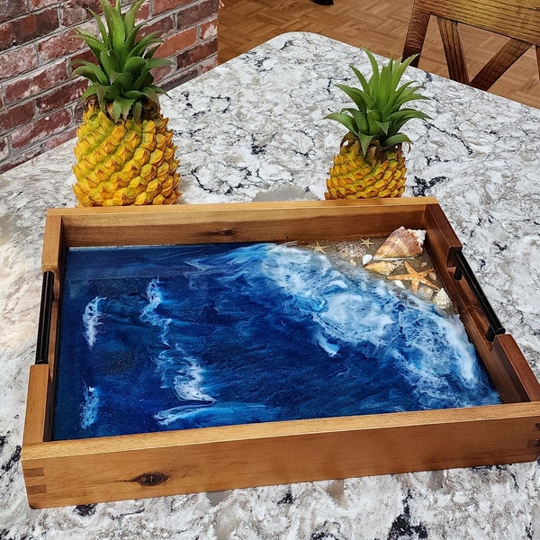 Resin Ocean Tray - Etsy