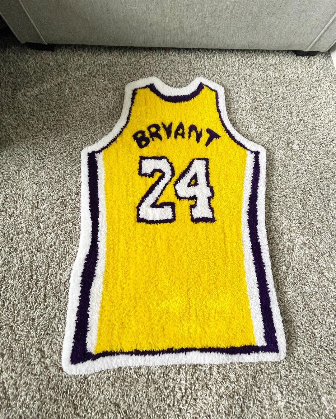 Kobe Bryant Jersey #24 Rug - Etsy