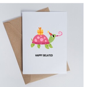 Funny Belated Birthday Card, Late Birthday Gift for Boyfriend ...