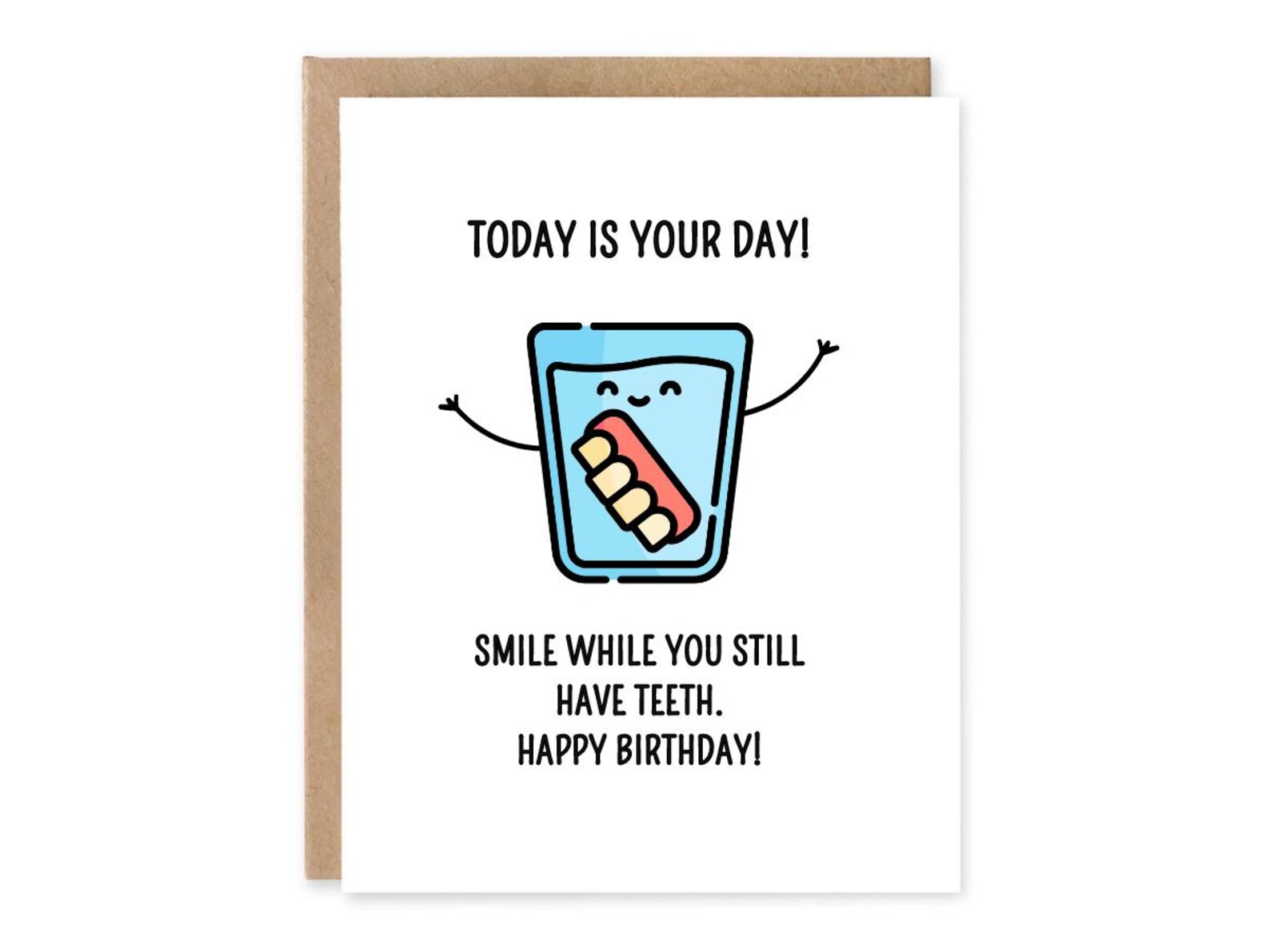 Dentist Birthday Card, Printable Dental Birthday Card, Funny Tooth Card ...