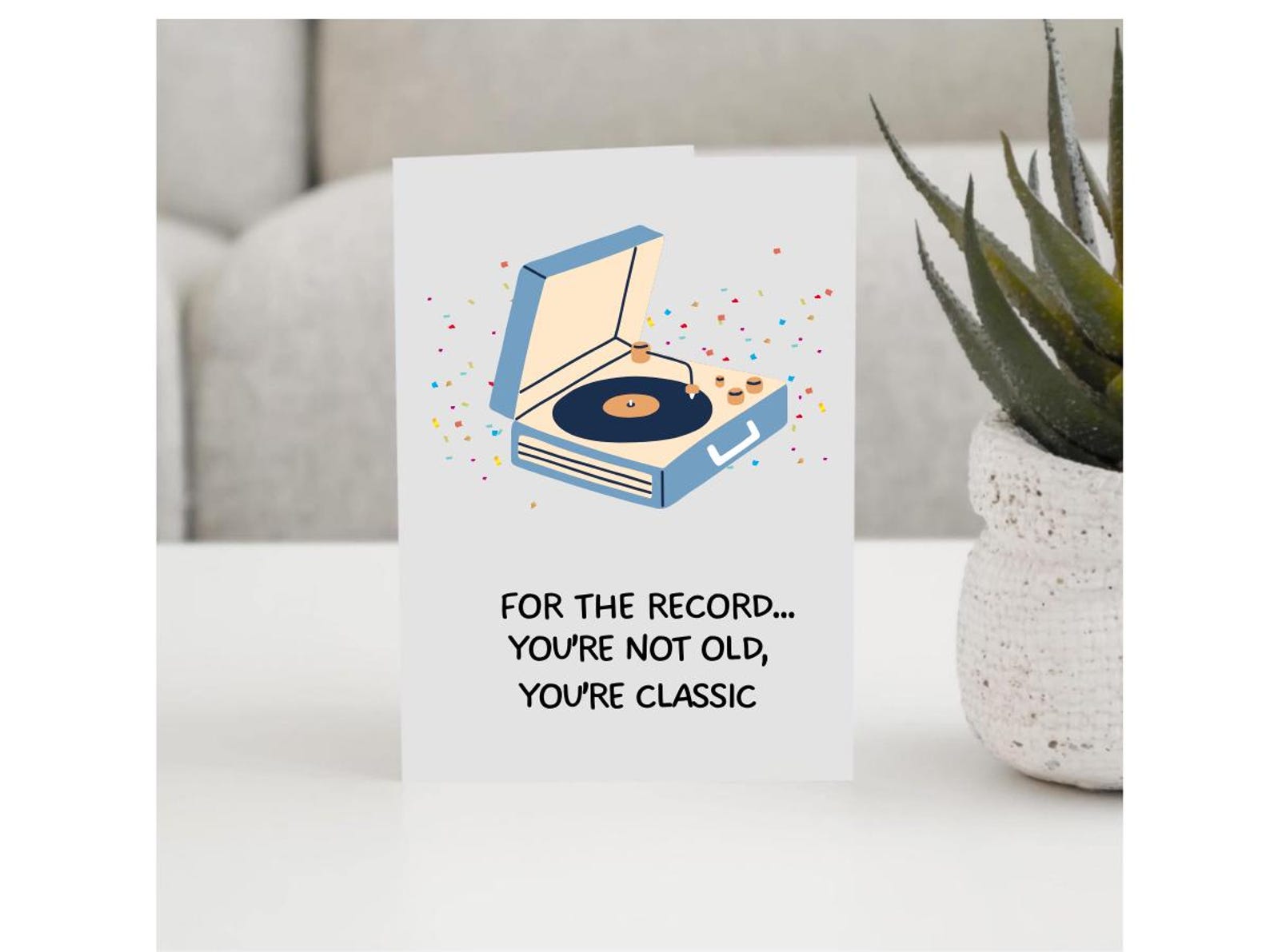 Record Birthday Card | Birthday Card, Record Card | Record Gift, Funny ...
