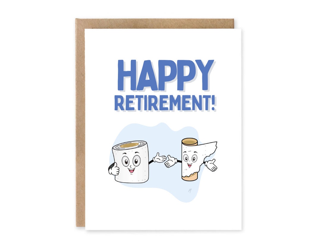 Happy Retirement Card, Cute Retirement Greeting Card, Funny Retirement ...