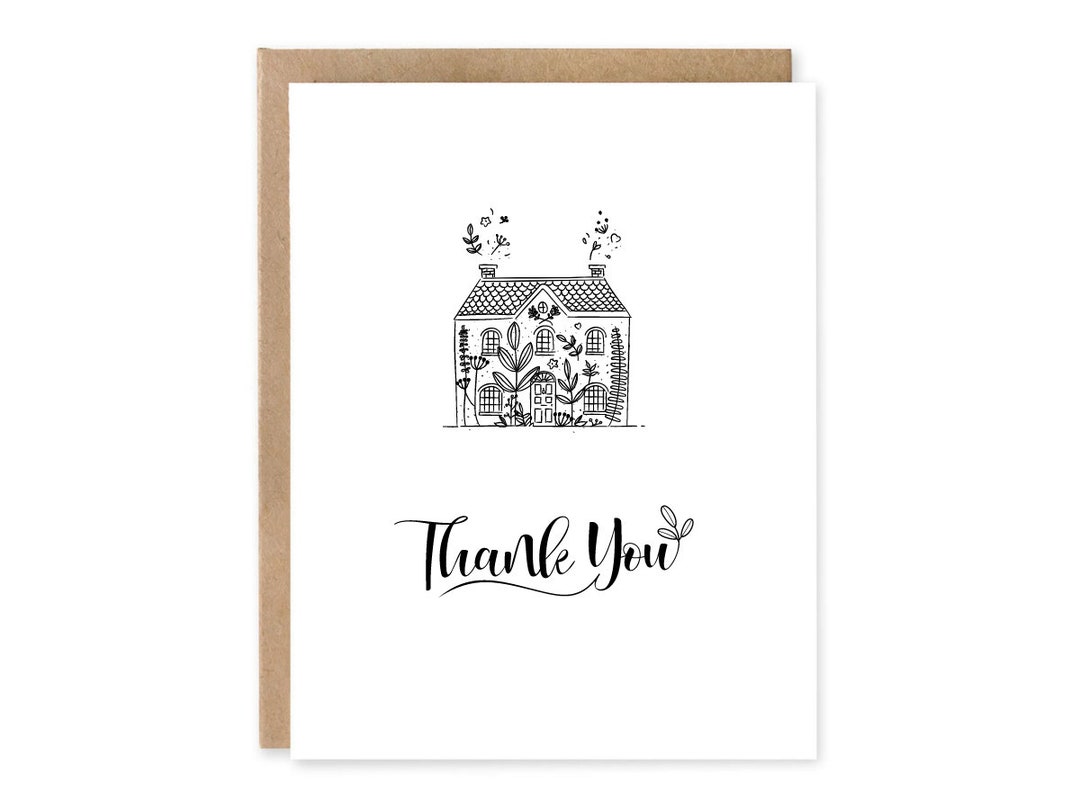 Thank You for Helping Us Move Card, Thank You Card, Appreciation Card ...