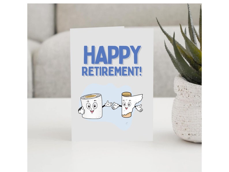 Happy Retirement Card, Cute Retirement Greeting Card, Funny Retirement ...