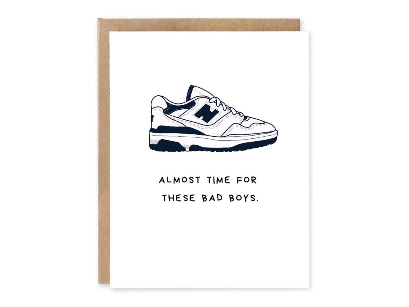 Funny New Balance Card, Father's Day, New Dad Announcement, Birthday ...