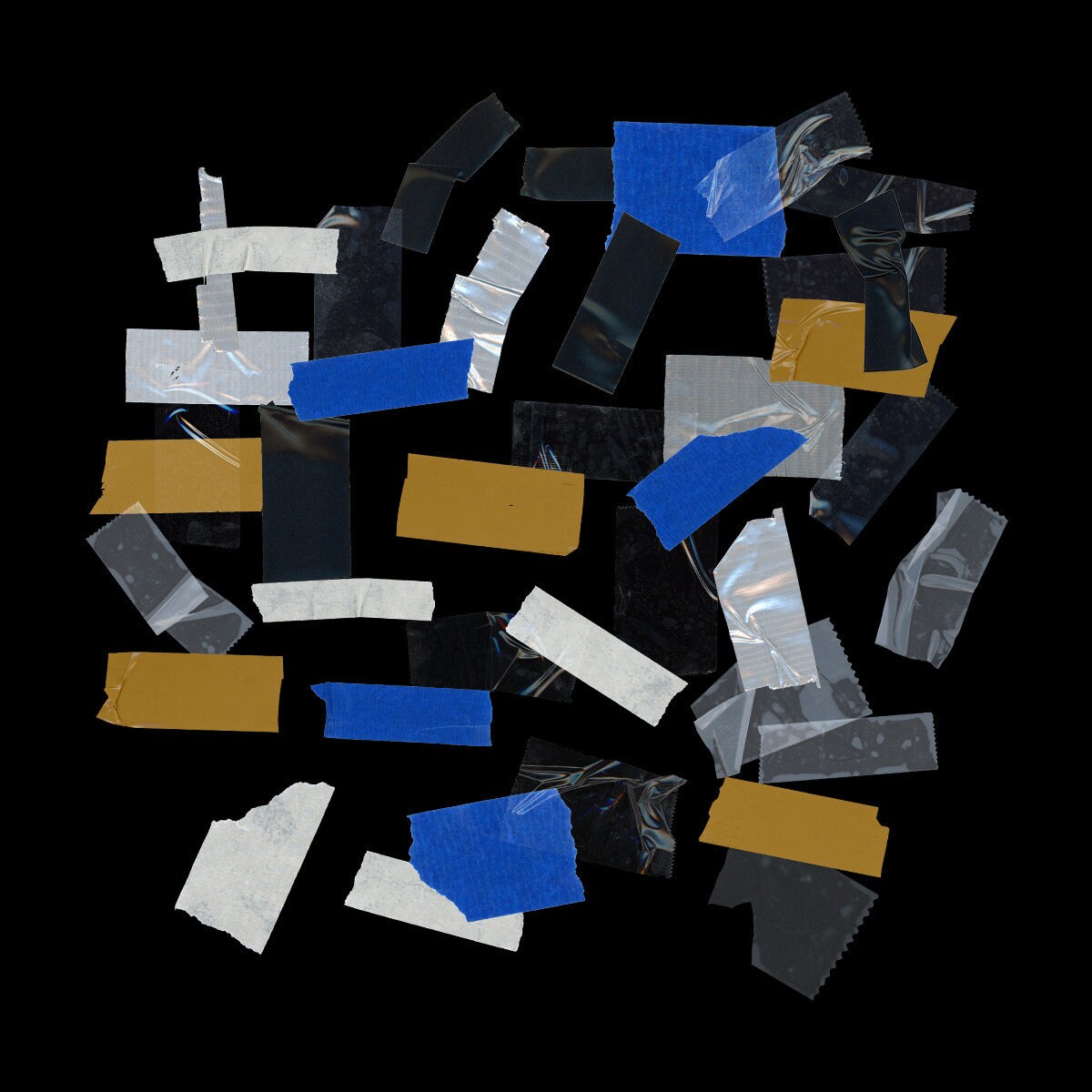 Premium Digital Tape Pack for Graphic Design and Art - Collage, Clip ...