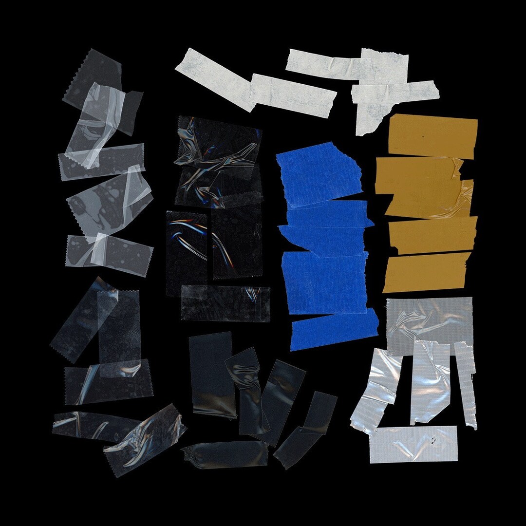 Premium Digital Tape Pack for Graphic Design and Art - Collage, Clip ...