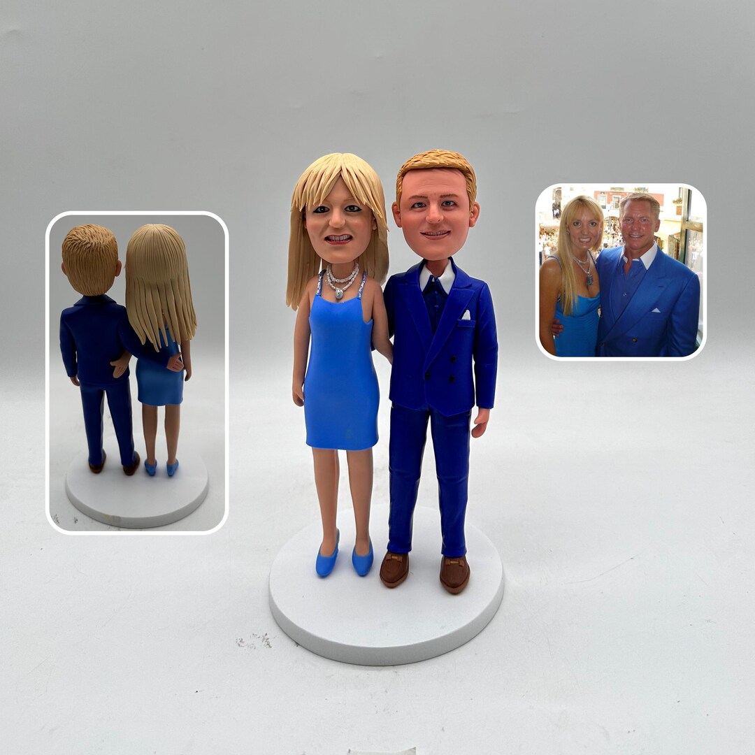 Personalized Bobble Head Wedding，customized Character Bobbleheads ...