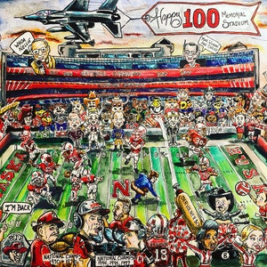 Memorial Stadium 100 Anniversary Print - Etsy