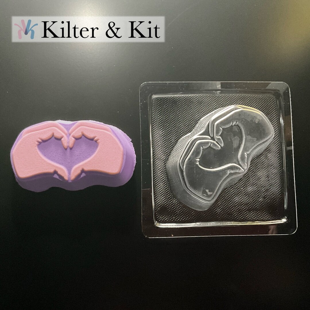 Heart Hands Mold | Bath Bomb Mold | Plastic Mold | Soap Mold | Craft ...
