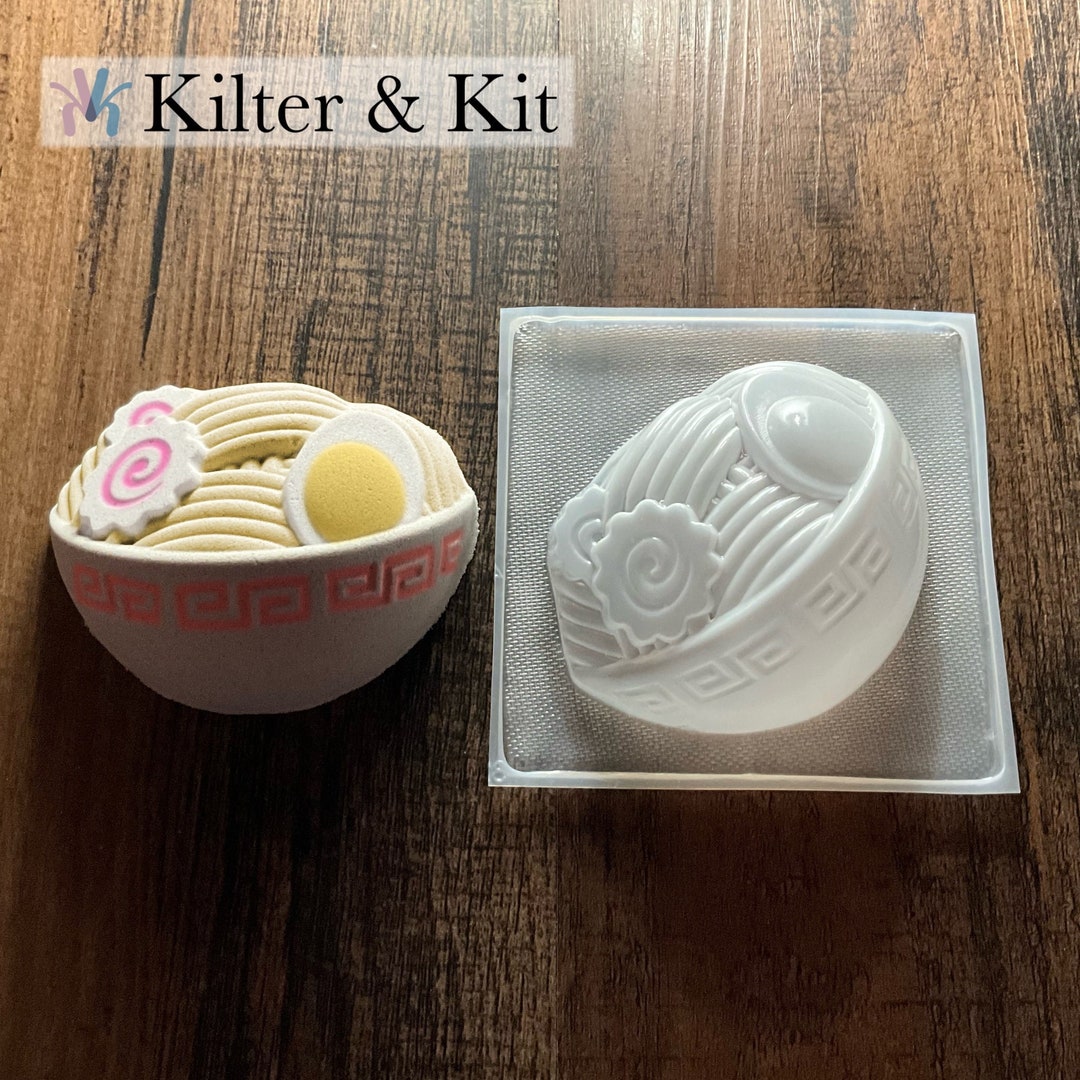 Ramen Bowl Mold | Bath Bomb Mold | Plastic Mold | Soap Mold | Craft ...