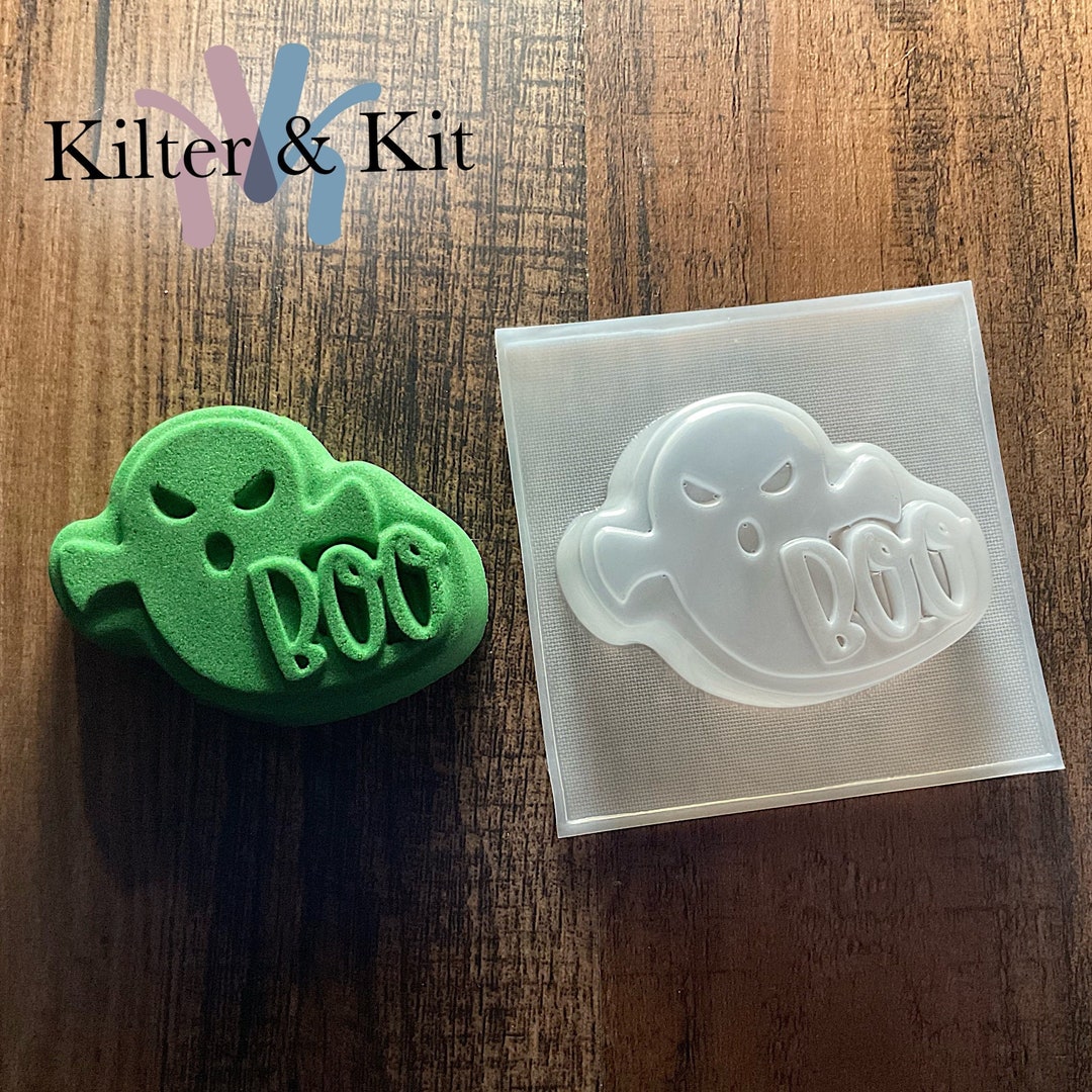 Boo Ghost Mold | Bath Bomb Mold | Plastic Mold | Soap Mold | Bubble ...