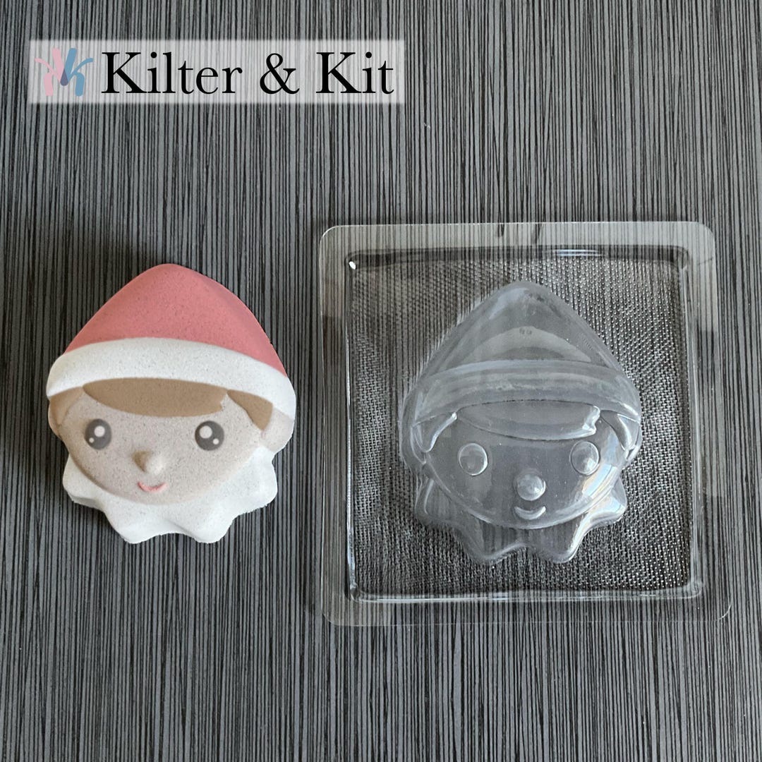 Holiday Elf Mold | Bath Bomb Mold | Plastic Mold | Soap Mold | Craft ...